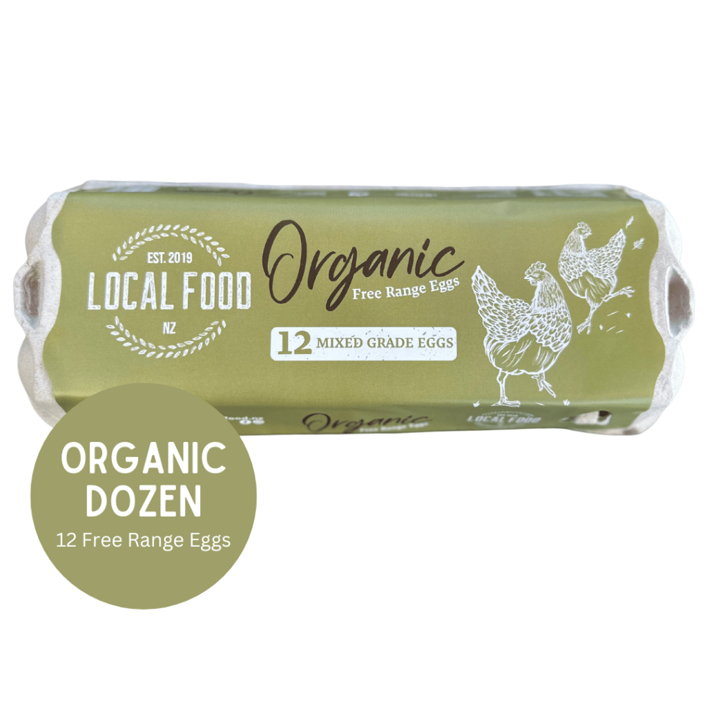 ORGANIC Free Range Eggs – Dozen – Local Food NZ