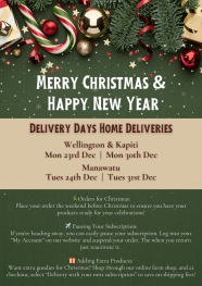Delivery Days Local Food NZ